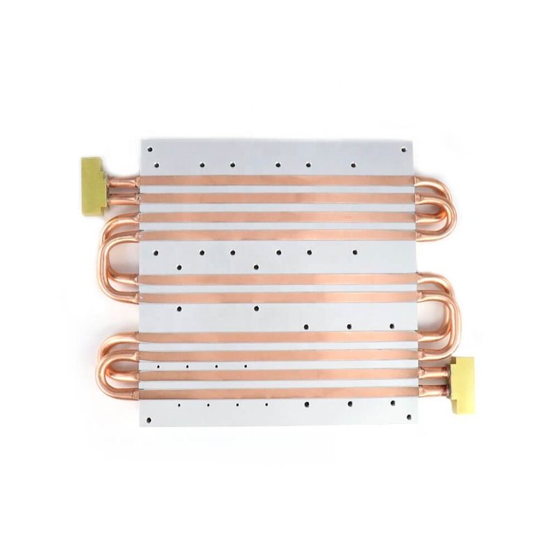 Fluid Cooling Plate Aluminum Heat Pipe Cold Plate Full Buried Profile ...