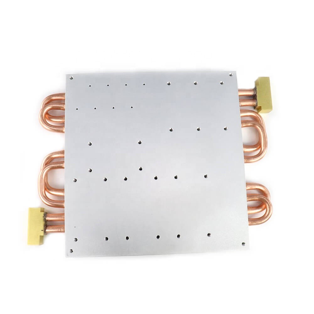Fluid Cooling Plate Aluminum Heat Pipe Cold Plate Full Buried Profile ...