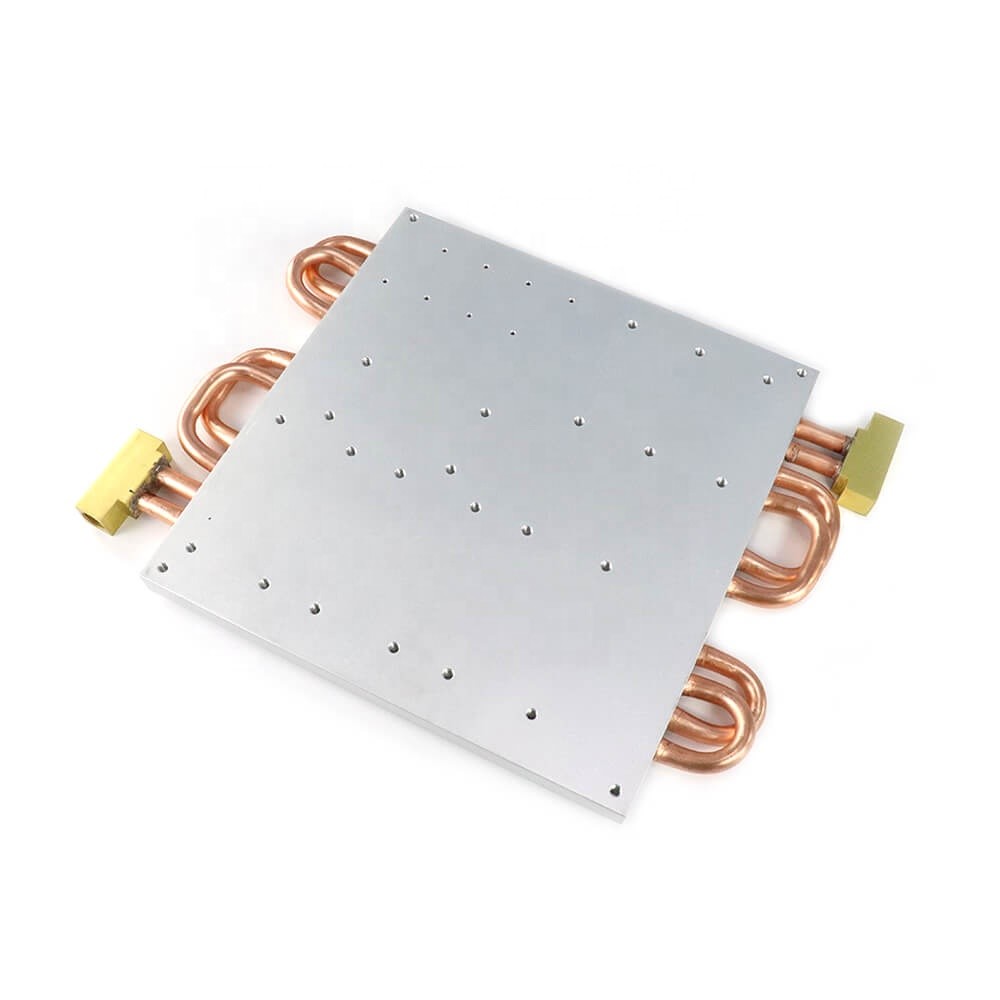 Fluid Cooling Plate Aluminum Heat Pipe Cold Plate Full Buried Profile ...