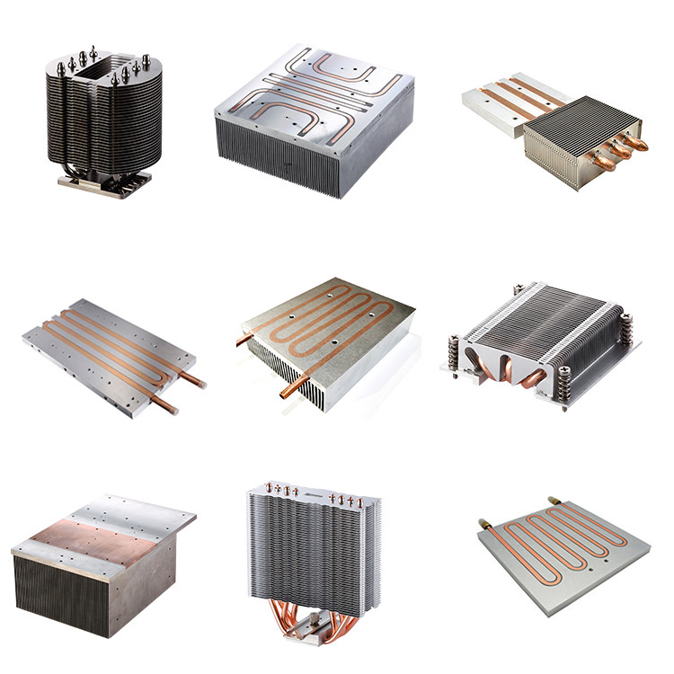 OEM ODM Cold Forged Aluminum Water Cooled Heat Sink Water Cooling Block ...