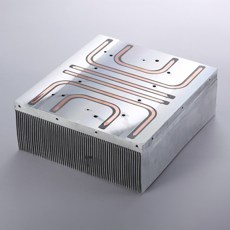 OEM ODM Cold Forged Aluminum Water Cooled Heat Sink Water Cooling Block ...