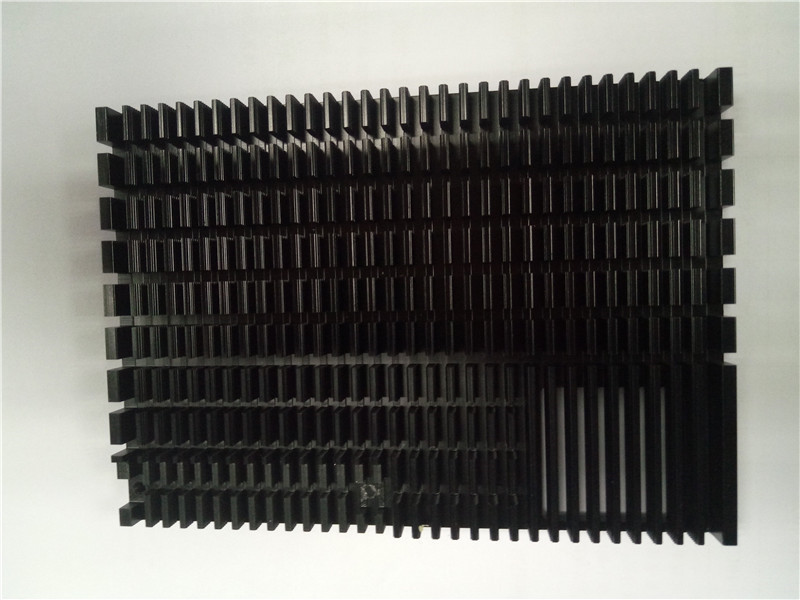 Custom Extrusion Aluminum Heat Sinks / Cold Forging Pin Fin Cob 0.2 Mm Thin