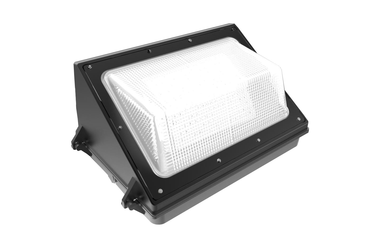 Wall Lighting Fixture Extruded Aluminum Glass Cover Balck Color Garden ...