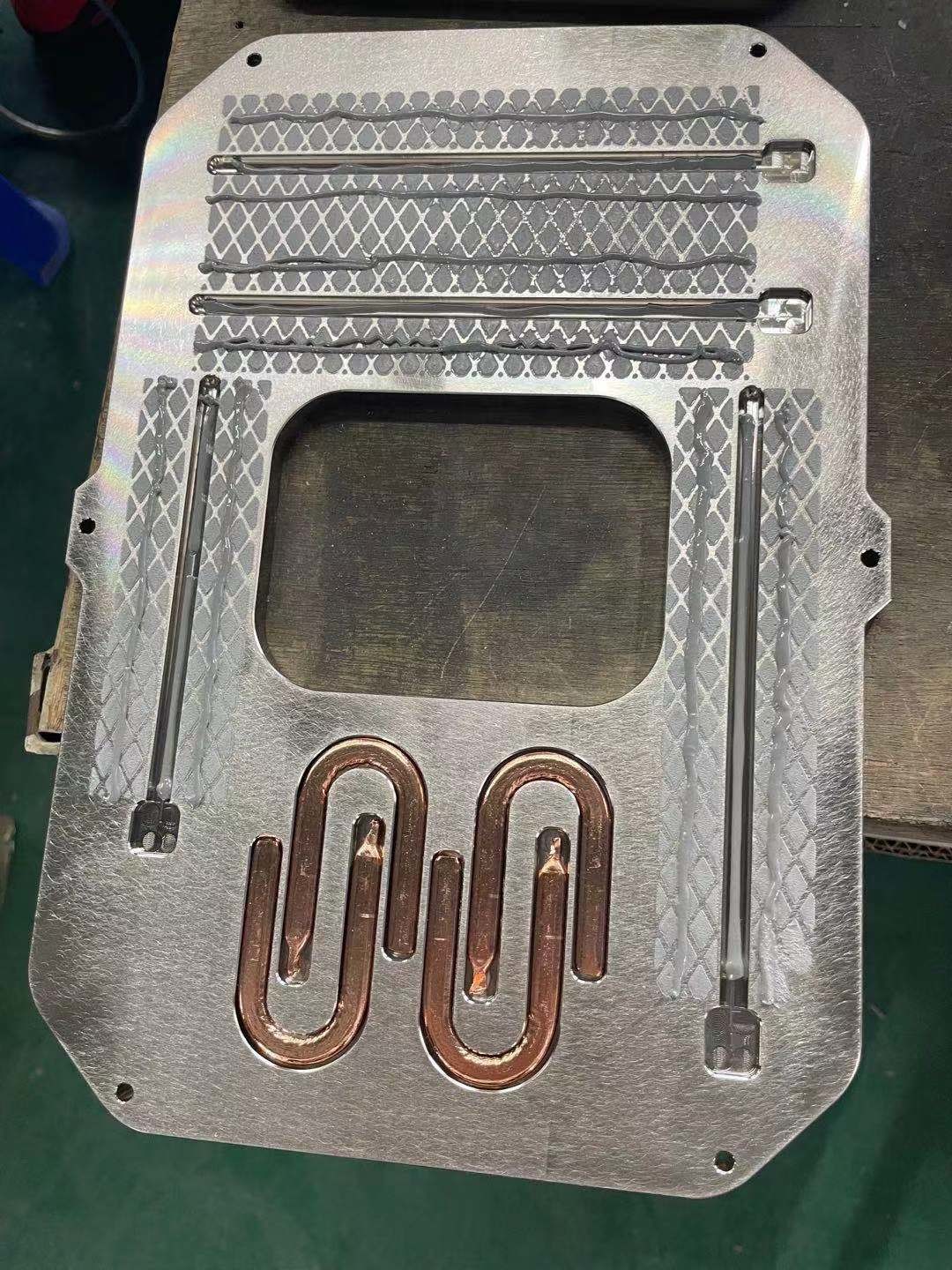 Large copper welding heat pipes heat sink for 600w-1000w heatsink ...