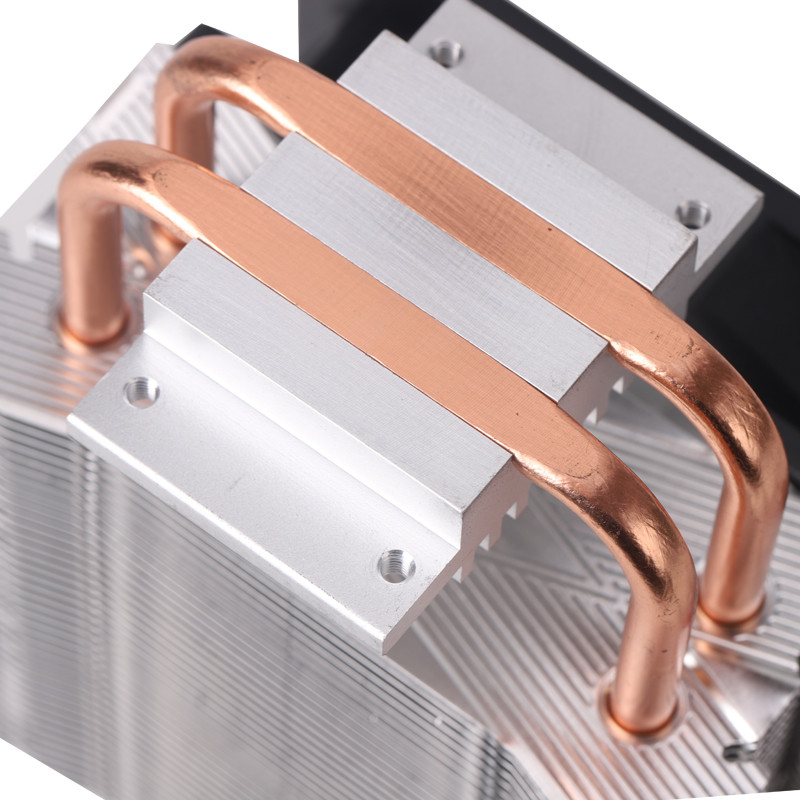 Extruded Lighting Heat Pipe Heatsink Server Custom Copper Foil CPU ...