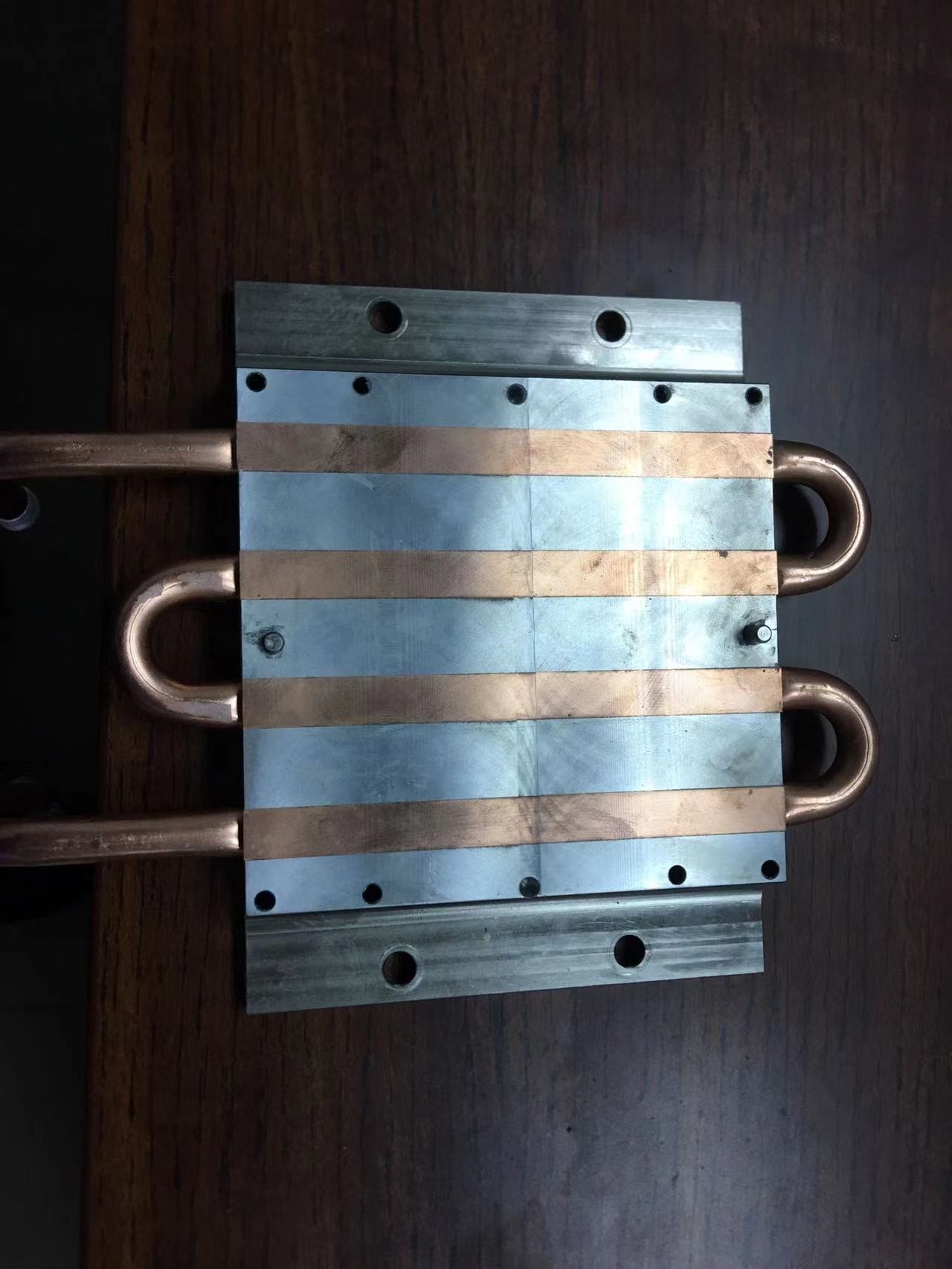 Aluminum Cold Plate with 4-Pass 6-Pass Copper tube Alu-Cooler With ...